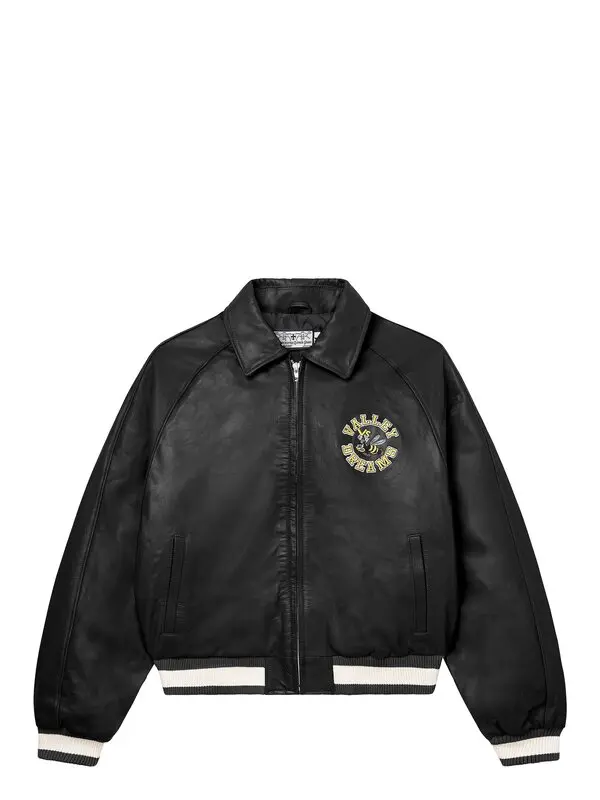 VALE FOREVER Mascot Bomber Jacket - Black