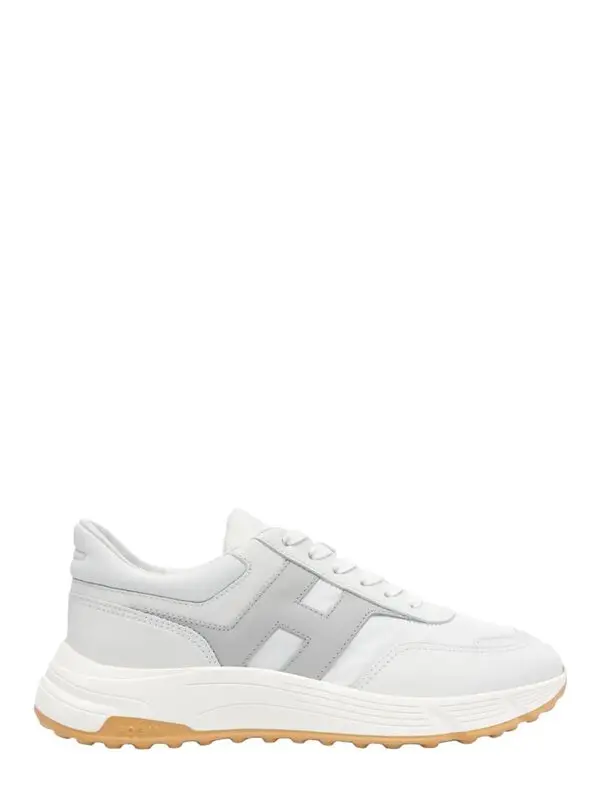 Hogan Hyperlight Smooth Leather Sneakers - White