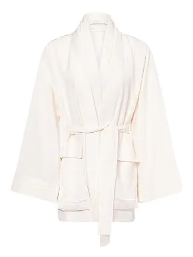 Camilla And Marc Lazaro Woven Kimono Jacket - Cream