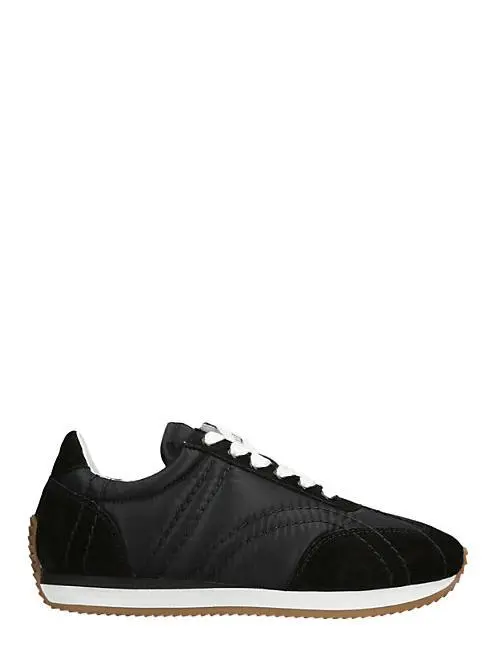 TOTEME Sport Nylon And Suede Trainers - Black