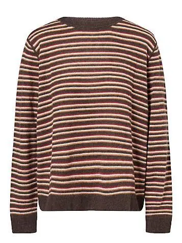 REFORMATION Stripe-print Cashmere Jumper - Compost Multi Stripe