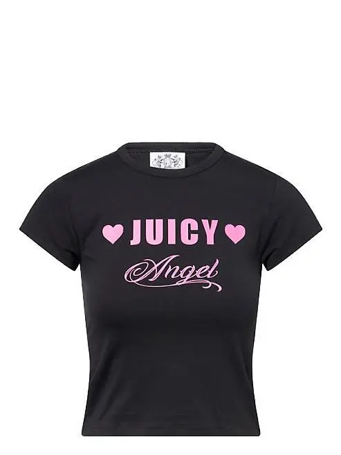 Juicy Couture Baby Juicy Angel' T-shirt - Black