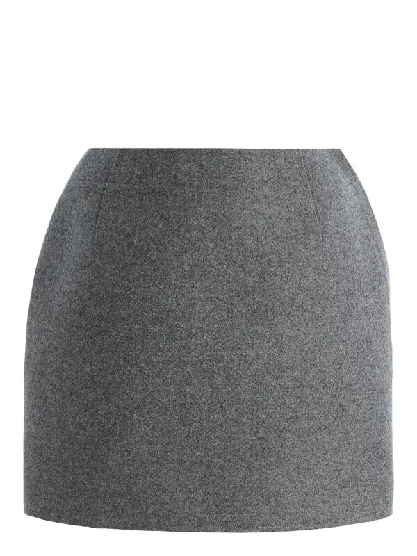 Marie Adam-Leenaerdt Base Mini Skirt - Grey