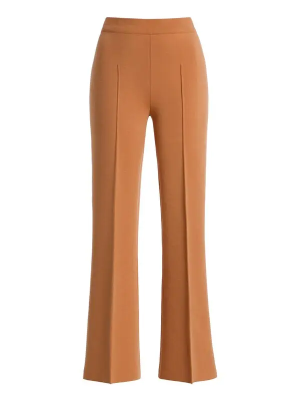 HIGH SPORT Kick Flare Merino Wool Blend Pants - Orange