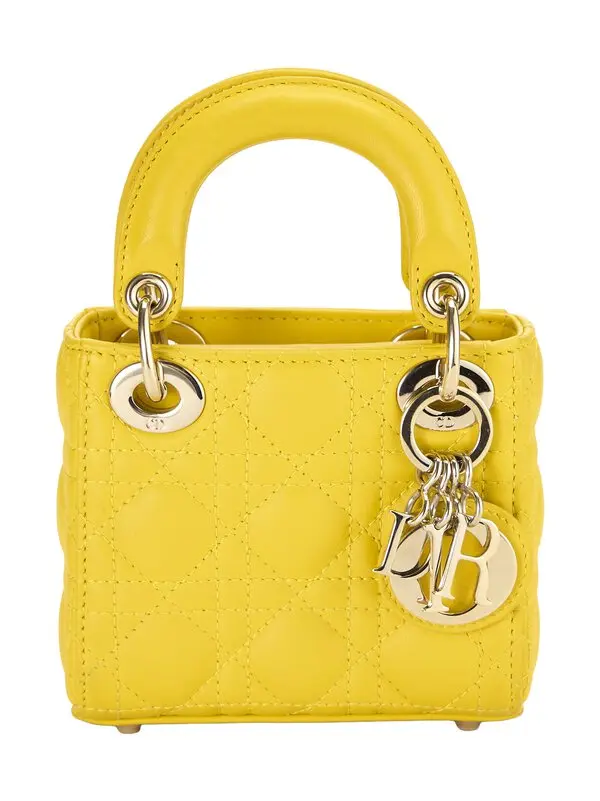 Dior Lambskin Lady - Yellow