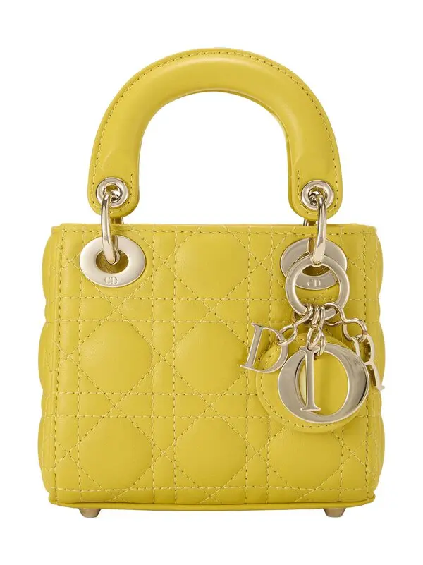 Dior Lambskin Lady - Yellow
