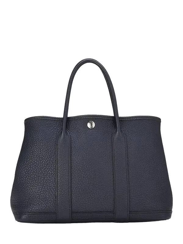 Hermès Garden Party 30 Tote - Bleu Nuit