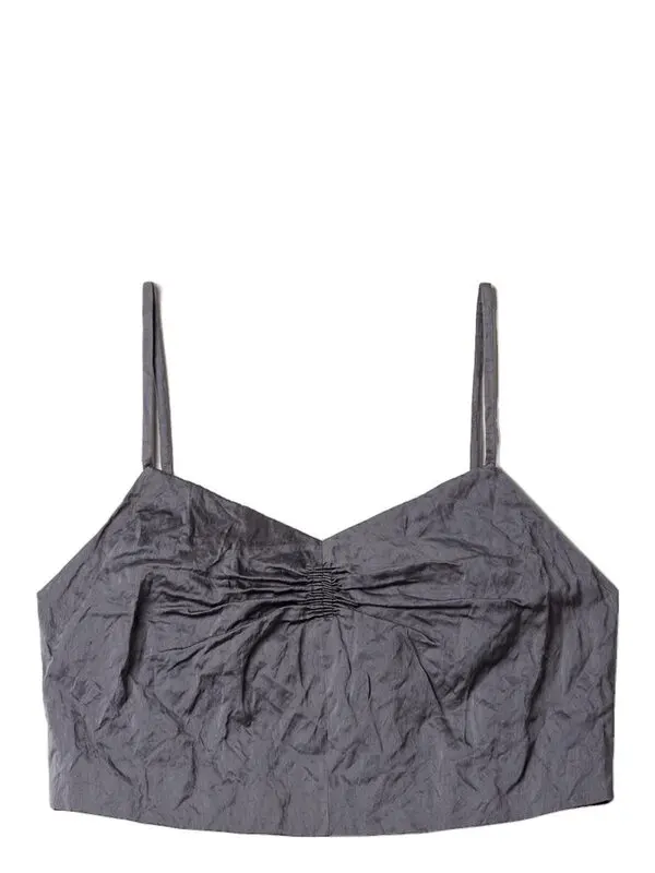 Miu Miu Duchesse Top - Iron Gray