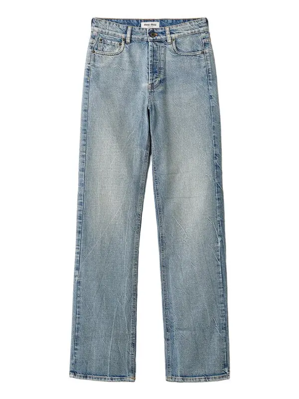 Miu Miu Denim Jeans - Light Blue
