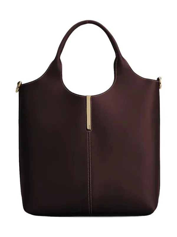TOD'S Leather Small Tote Bag - Brown
