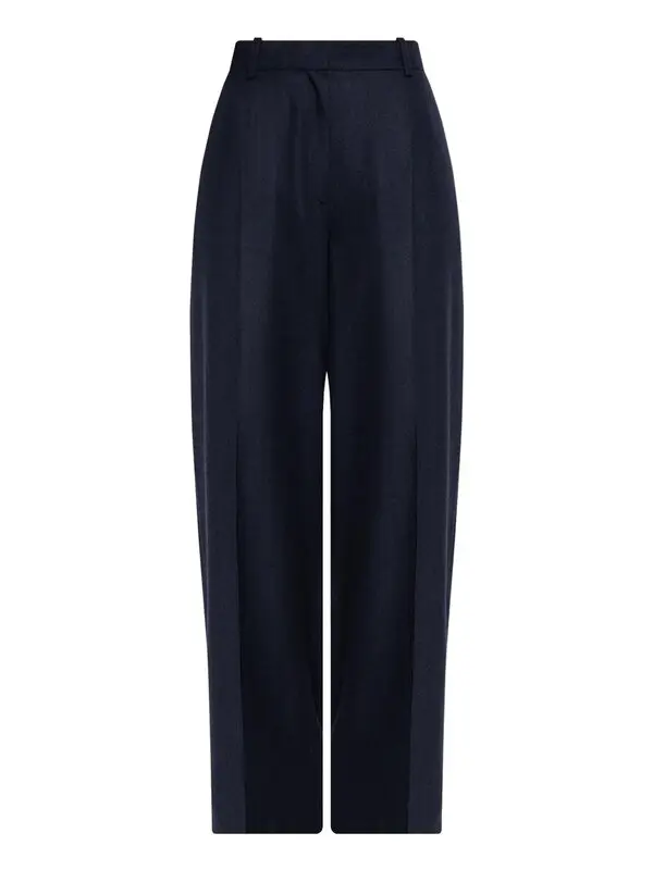 TOTEME Wide-leg Trousers - Navy Blue