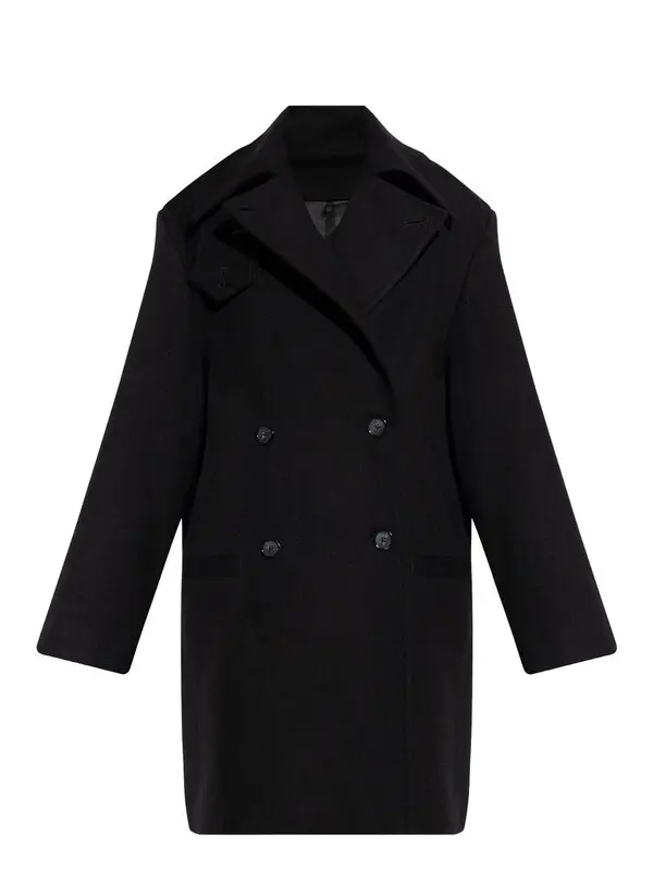 TOTEME Wool Coat - Black
