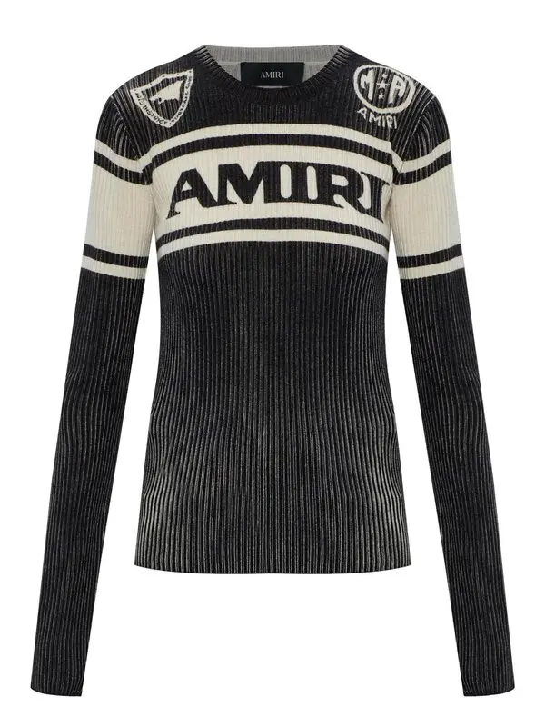 Amiri Wool Sweater - Black