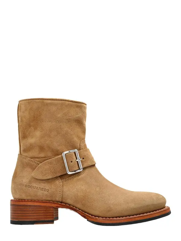 Dsquared2 Harley Ankle Boots - Beige