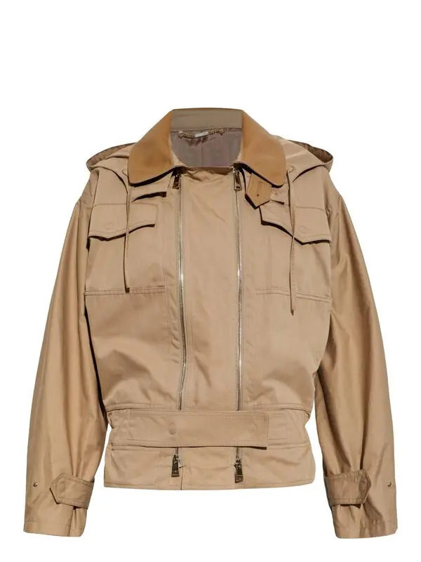 Fendi Hooded Jacket - Beige