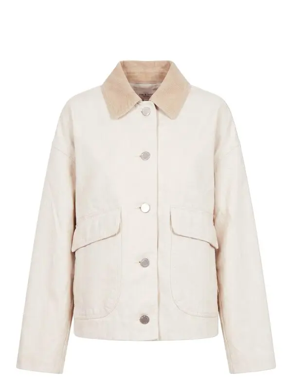 Rag & Bone Denim Jacket - Cream