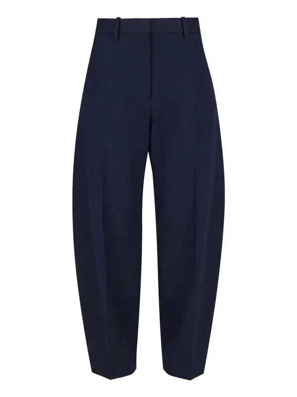 Rag & Bone Creased Trousers - Navy Blue