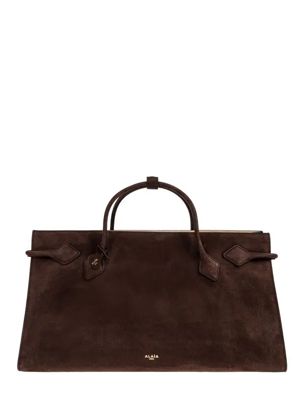 Alaïa Le Teckel Shopper Bag - Brown