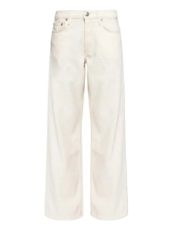 Rag & Bone Straight-leg Jeans - Cream