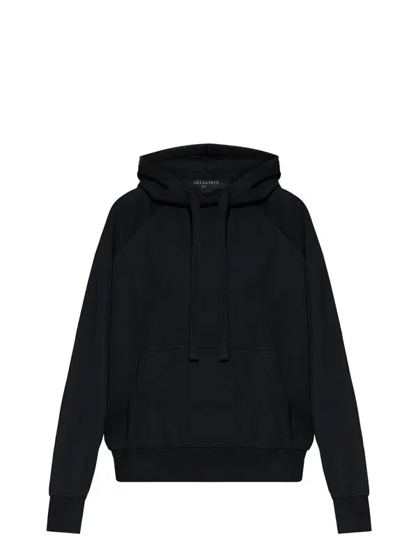 ALLSAINTS Hooded Pullover With Logo - Black