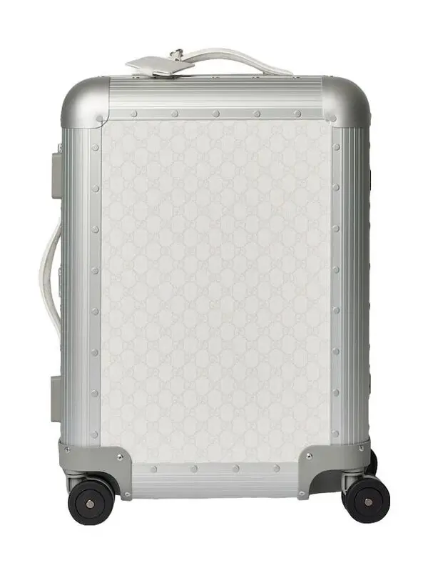 Gucci Porter Cabin Plus Trolley - Silver