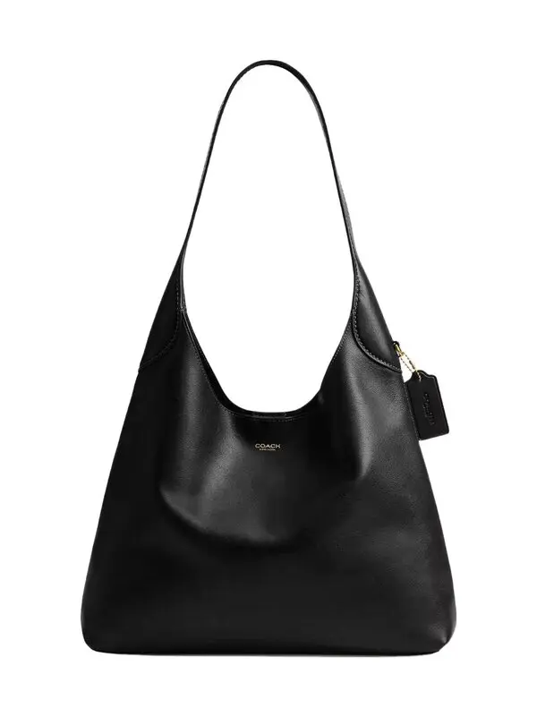 COACH Leather Shoulder Bag - Black