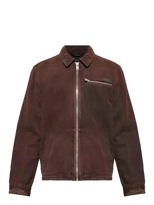 ALLSAINTS Rothwell Zip-fastening Jacket - Brown