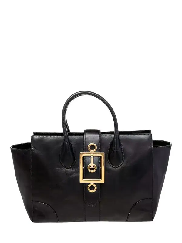 Gucci Lady Buckle Tote Bag - Black