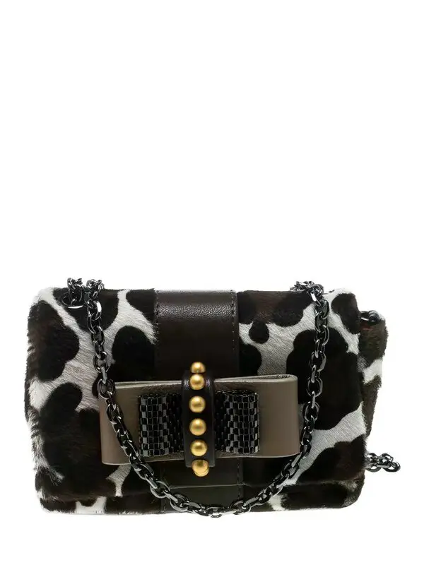 CHRISTIAN LOUBOUTIN Mini Sweet Charity Shoulder Bag - Black