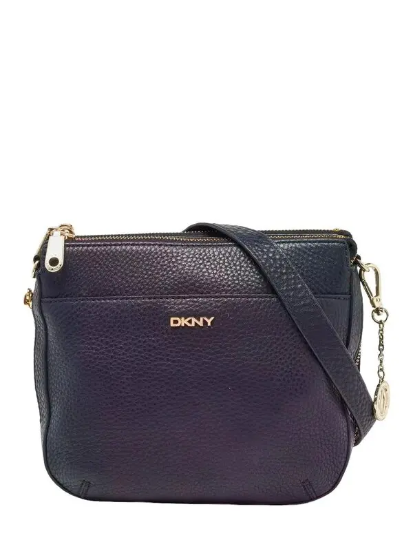 Dkny Leather Crossbody Bag - Blue