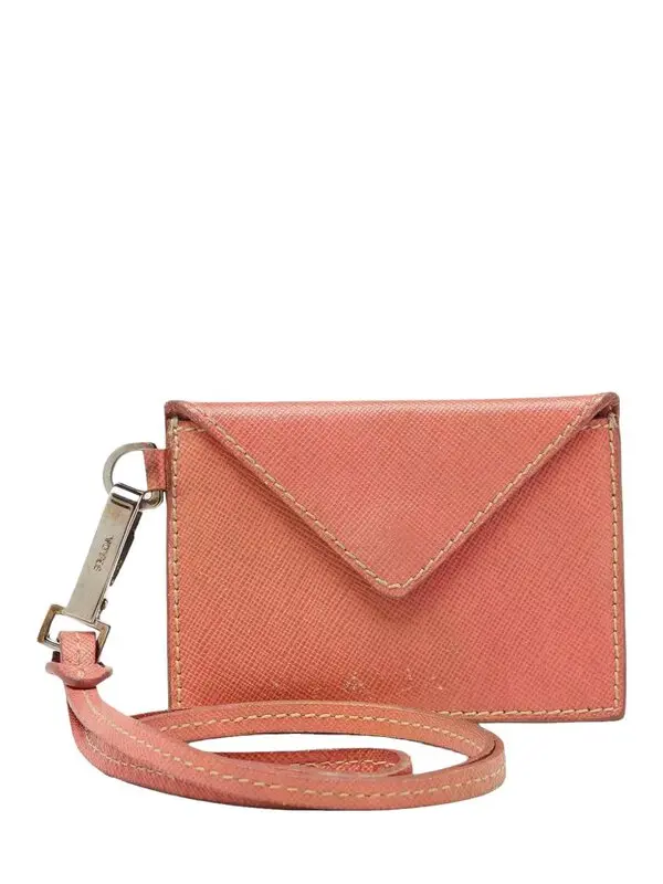 Prada 2024 Leather Clutch - Red
