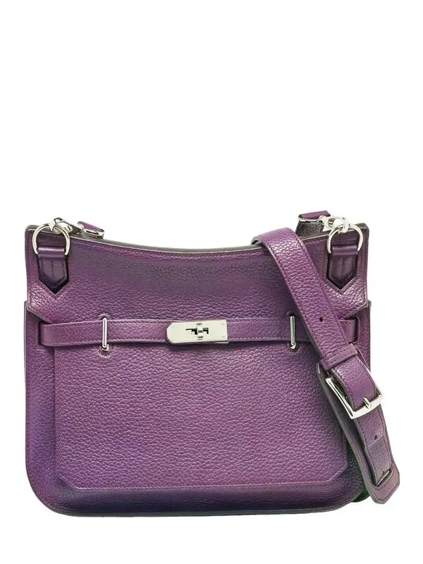 Hermès 2008 Jypsiere Shoulder Bag - Purple