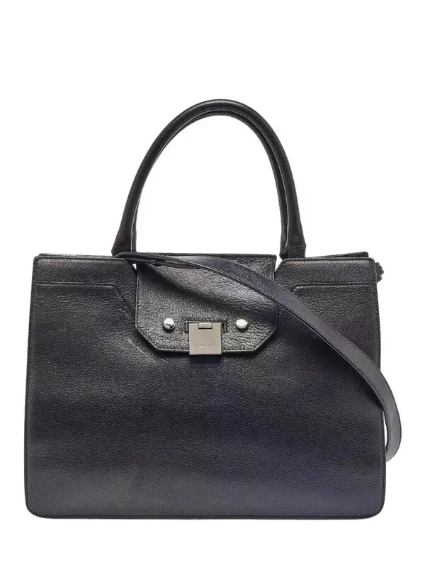 JIMMY CHOO Alfie Leather Tote - Black