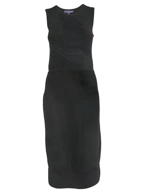 Ralph Lauren Ribbed Knit Dress - Black