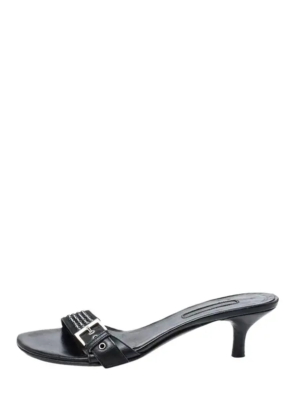 Paciotti 45mm Leather Buckled Sandals - Black