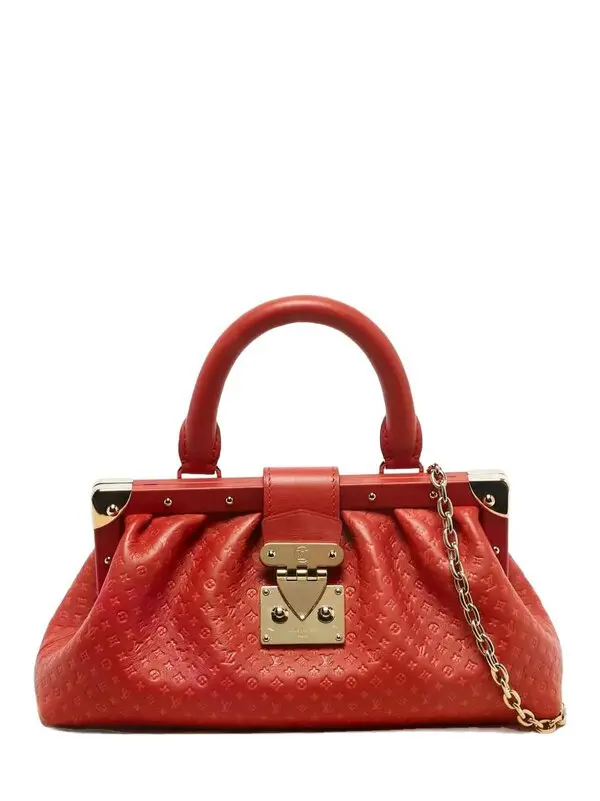 LOUIS VUITTON Nanogram Tote Bag - Red