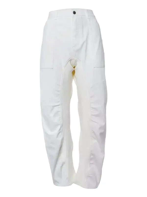 Stella McCartney Stretch-cotton Trousers - White