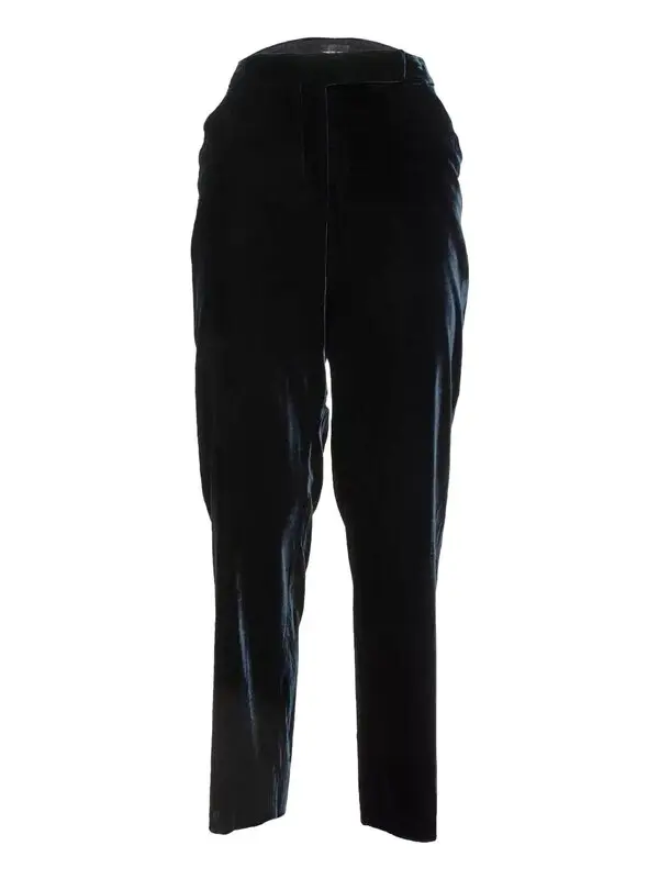Giorgio Armani Velvet Trousers - Blue