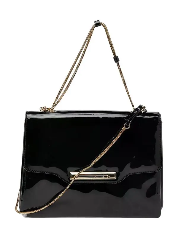 Valentino Garavani 2024 Patent Leather Shoulder Bag - Black