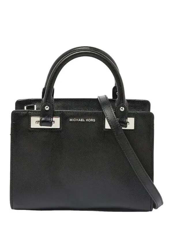 Michael Kors Leather Two-way Handbag - Black