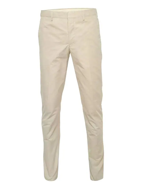 Prada Cotton Trousers - Neutrals