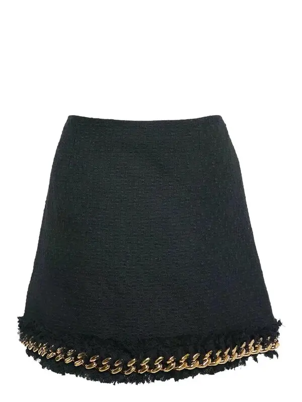 Versace Tweed Mini Skirt - Black