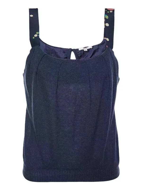 Kenzo Alpaca-knit Tank Top - Blue