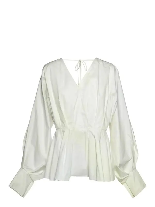 ROKSANDA Colette Peplum Blouse - White
