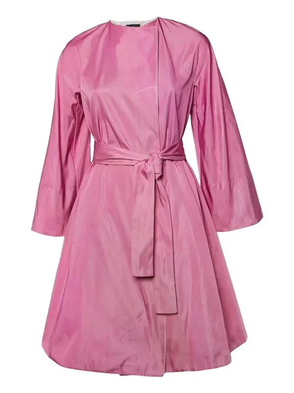 Carolina Herrera Belted A-line Coat - Pink