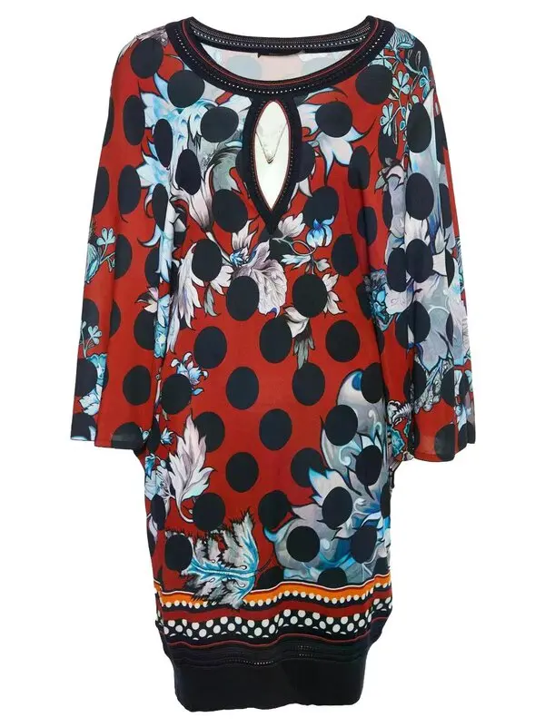 Roberto Cavalli Polka-dot Dress - Red