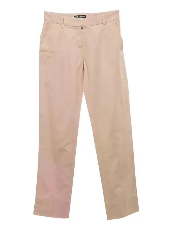 Dolce & Gabbana Gabardine Trousers - Pink