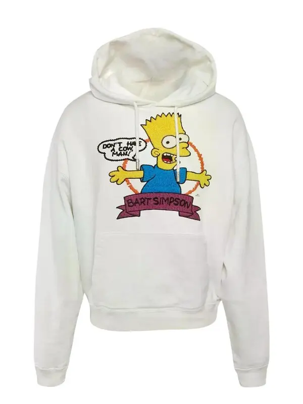 Off-White X Simpsons 2013 Graphic Hoodie - White