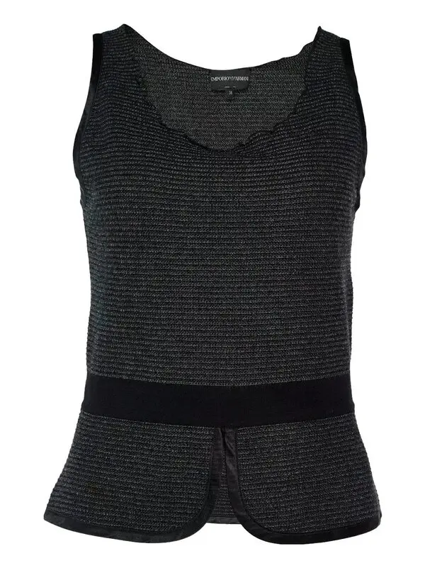 Emporio Armani Knitted Blouse - Black