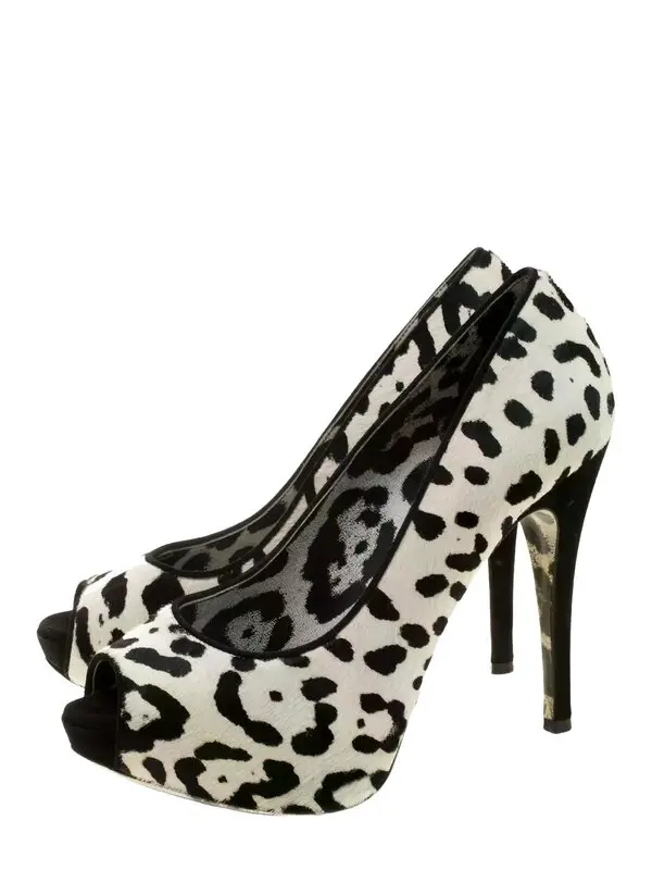 Dolce & Gabbana Platform Peep-toe Pumps - White